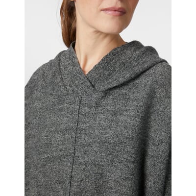 Damen-Strick-Hoodie, Graumeliert | Manufactum