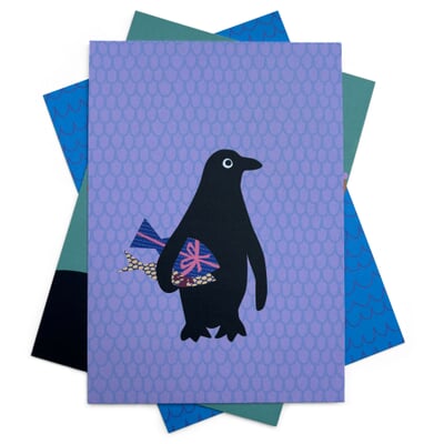 Postkarten-Set Tierische Weihnachten | Manufactum