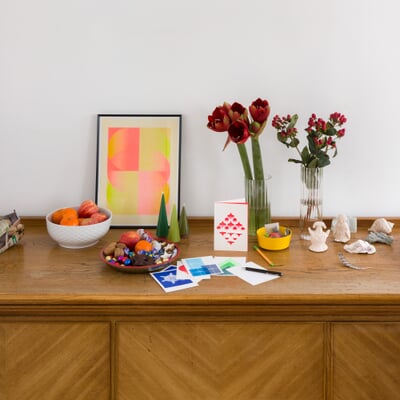 Postkarten-Set Riso Winter, Weihnachten | Manufactum