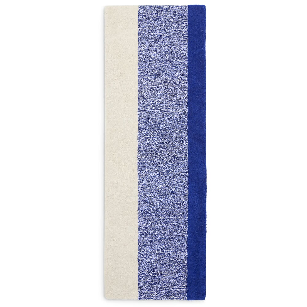 Tapijt Lex, Blauw-Wit, Strips | Manufactum