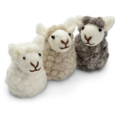 Anhänger Filz-Schäfchen, Beige | Manufactum