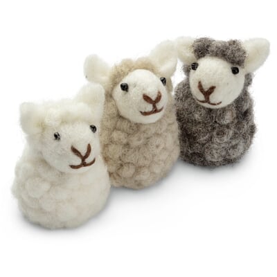 Anhänger Filz-Schäfchen, Beige | Manufactum