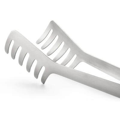 Stainless steel spaghetti tongs | Manufactum