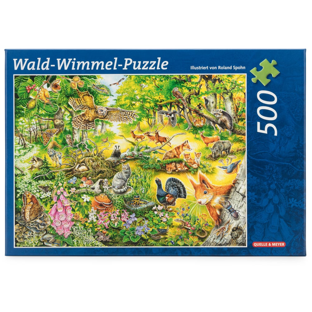 Wald Wimmel Puzzle 500 Teile | Manufactum