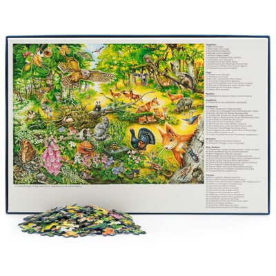 Wald Wimmel Puzzle 500 Teile | Manufactum