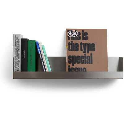 Boks wandplank, roestvrij staal | Manufactum