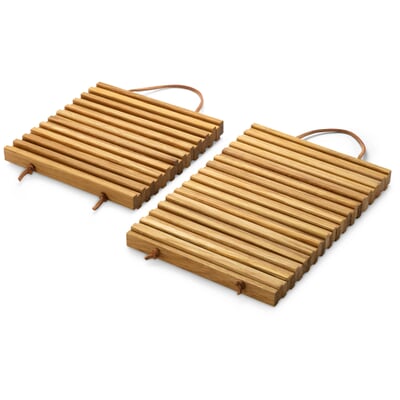 Topfuntersetzer Eichenholz, 25,5 x 18 cm | Manufactum