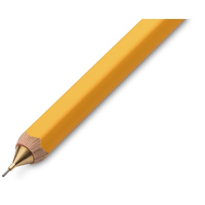 Mechanisch potlood cederhout 0,5 mm stift, Geel | Manufactum