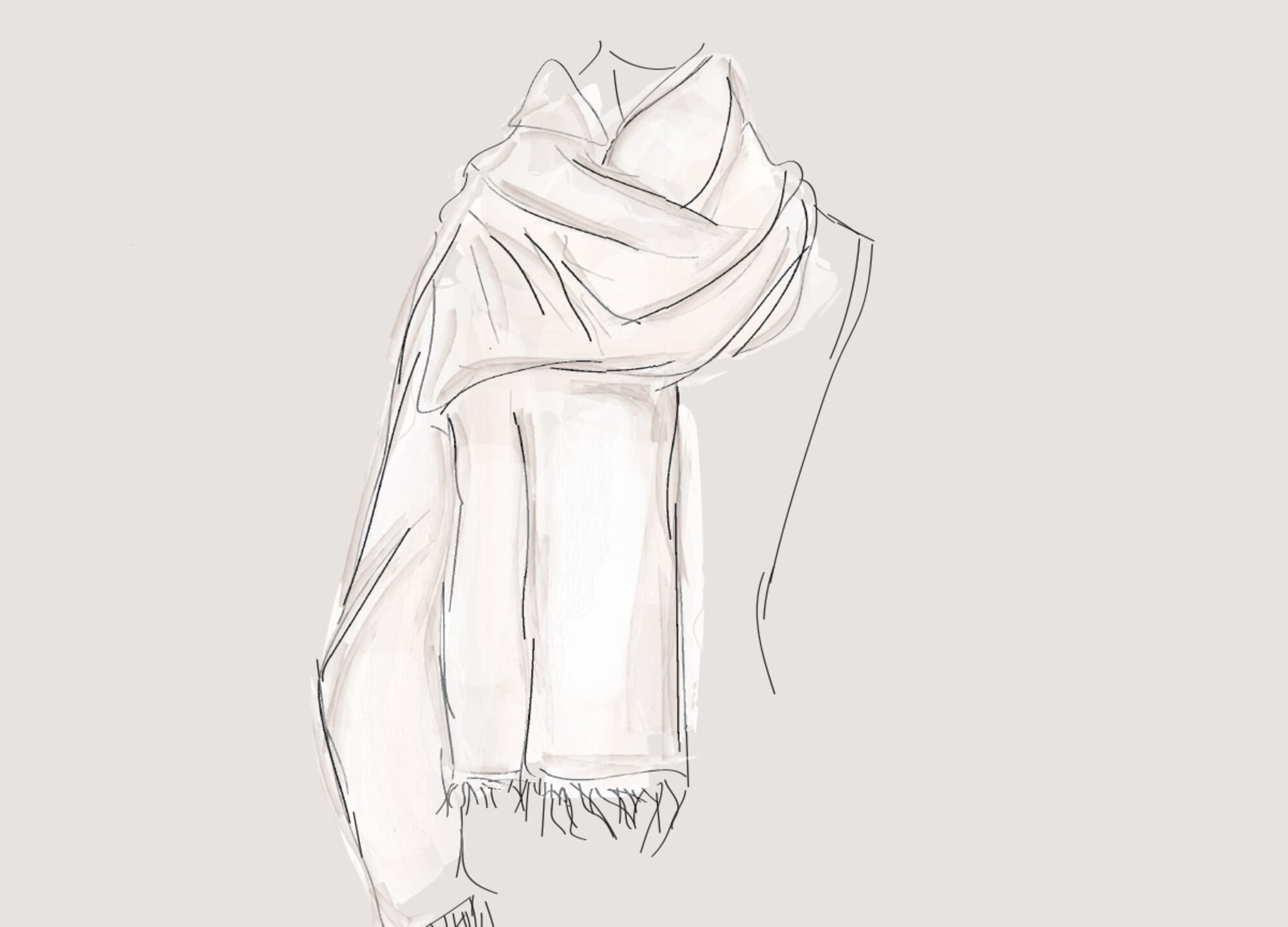 Sjaal knopen: 10 variaties en ideeën | Manufactum