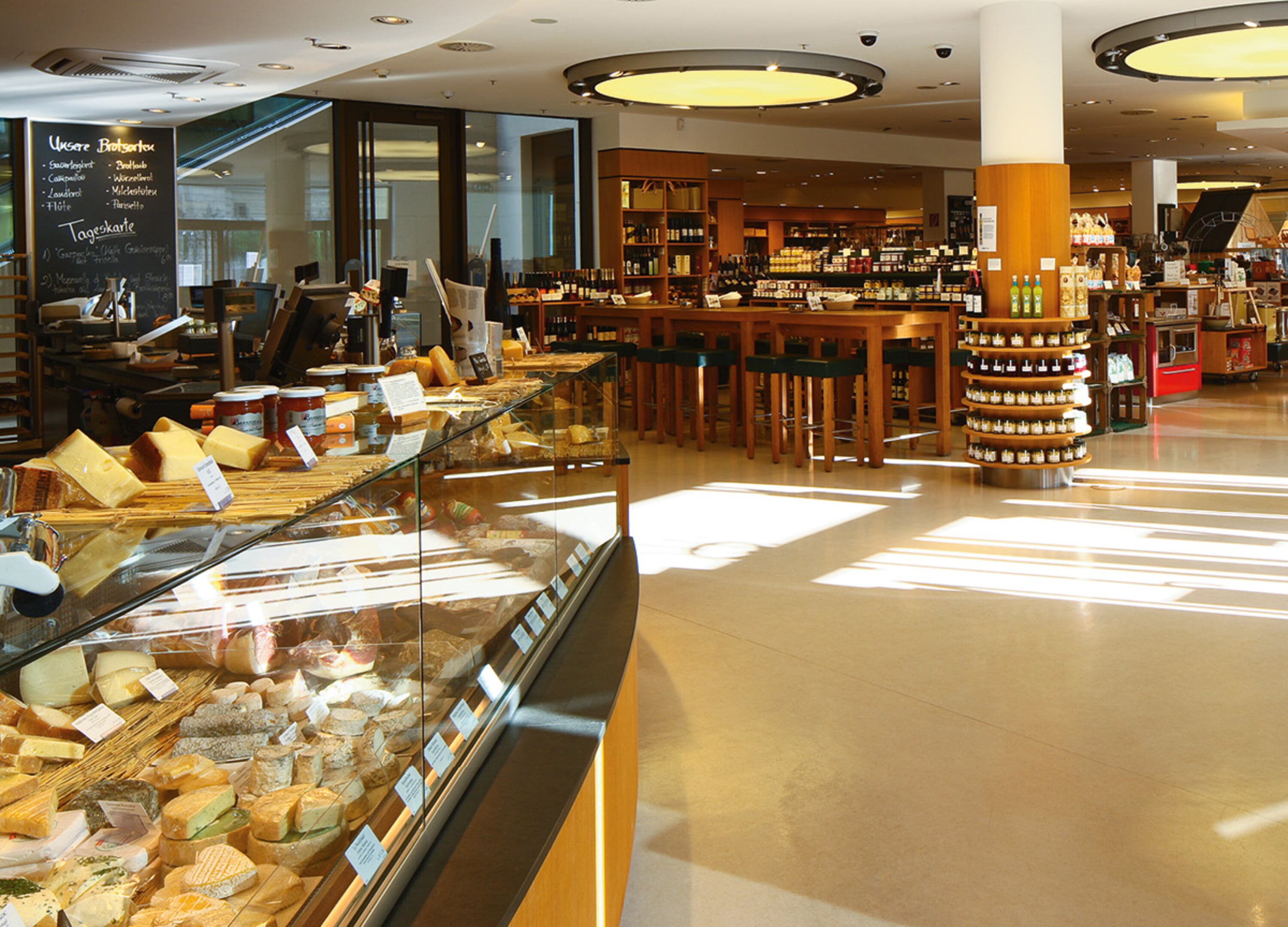 Manufactum Warenhaus und Brot & Butter im Frankfurter Opernturm