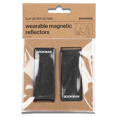 Bookman reflector clip, Zwart | Manufactum
