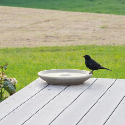 Graniet Keramisch Vogelbad | Manufactum