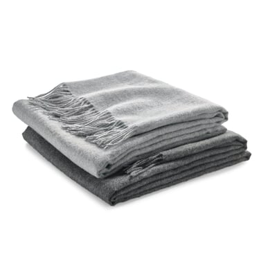 Baby alpaca deken, Donkergrijs | Manufactum