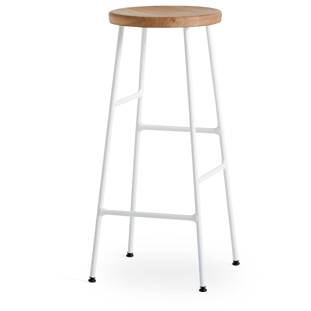 Barhocker Cornet, Groß, Eiche / Weiß | Manufactum