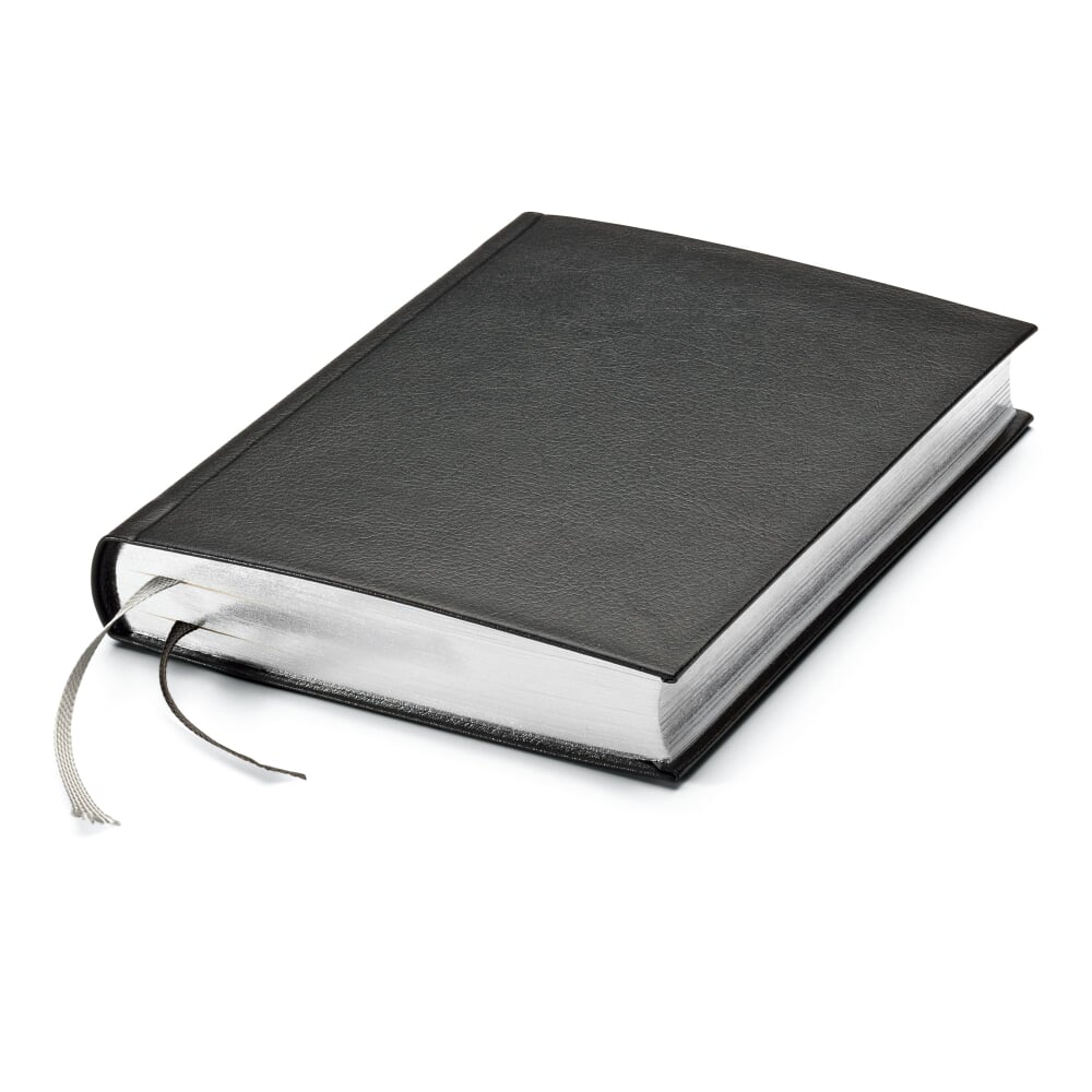 Notebook thin paper, Silver cut | Manufactum