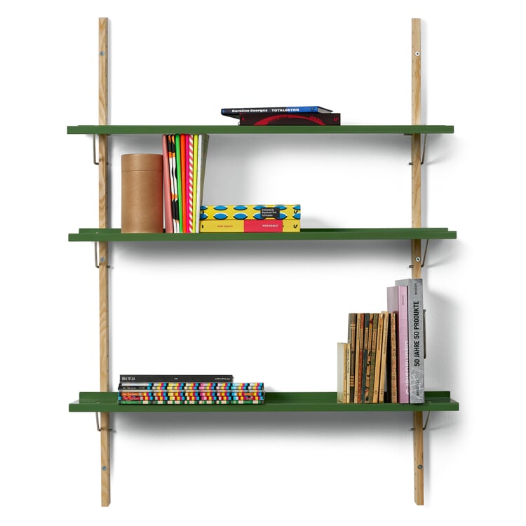 Wandregal RM3, Resedagrün RAL 6011 | Manufactum