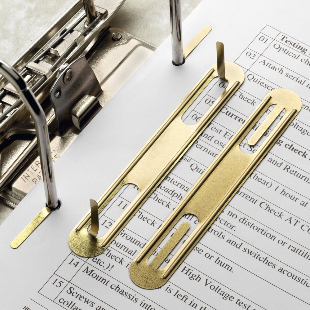 Heftklammern Stahlblech vermessingt | Manufactum