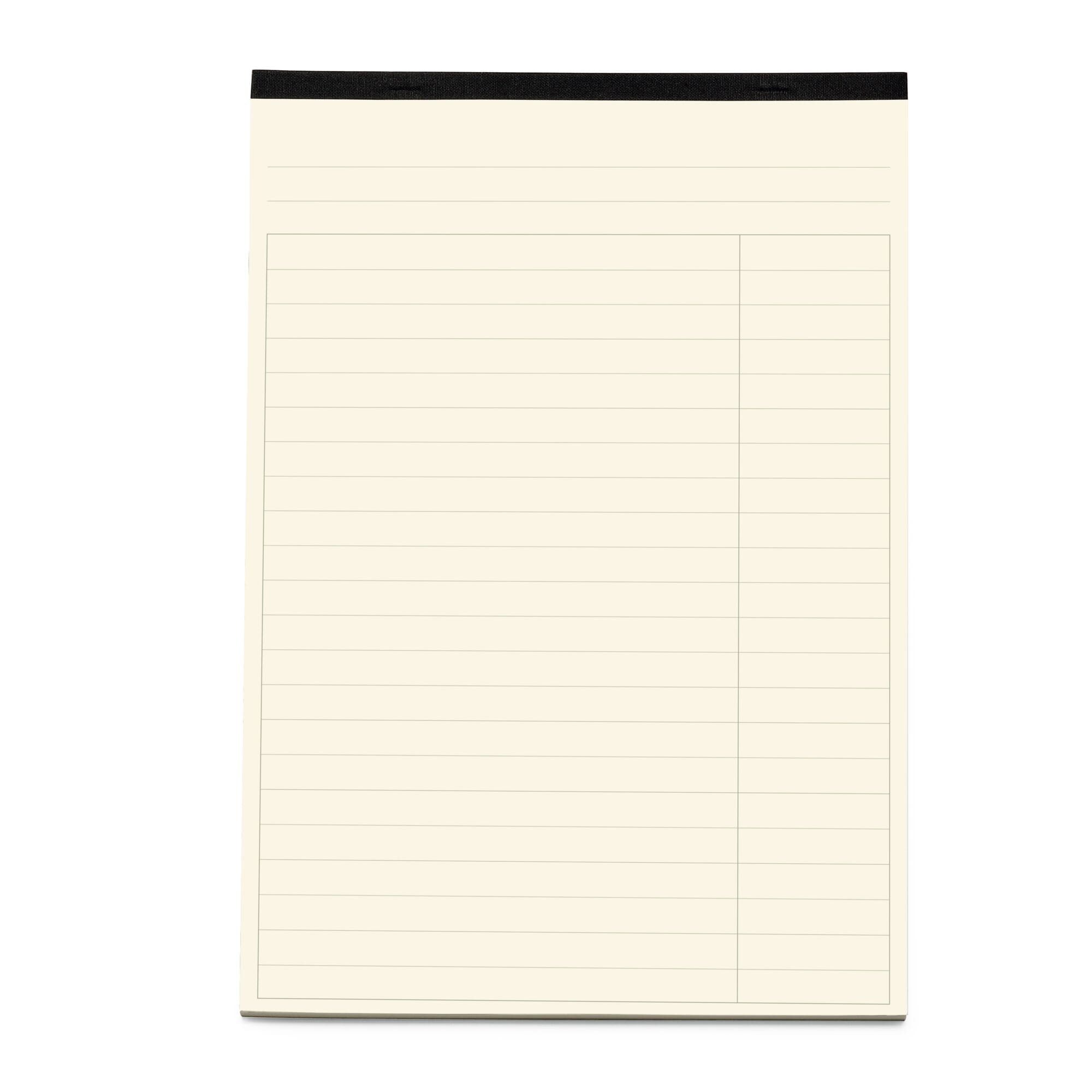 Blank Notepad Glued
