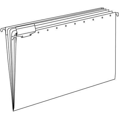 Leitz hangende dossiermap uitgewaaierd | Manufactum
