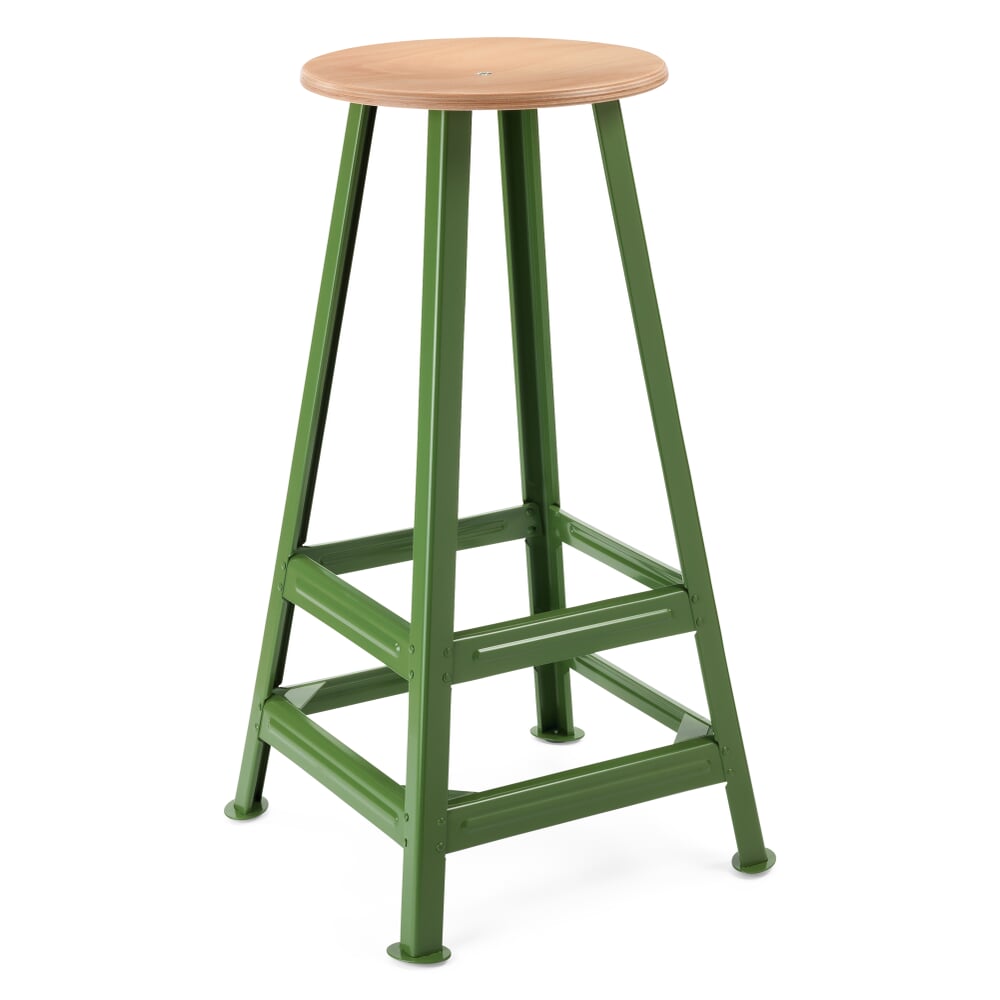 Barhocker Chemnitz, RAL 6011 Resedagrün | Manufactum