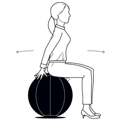 Sitzball Wollfilz | Manufactum