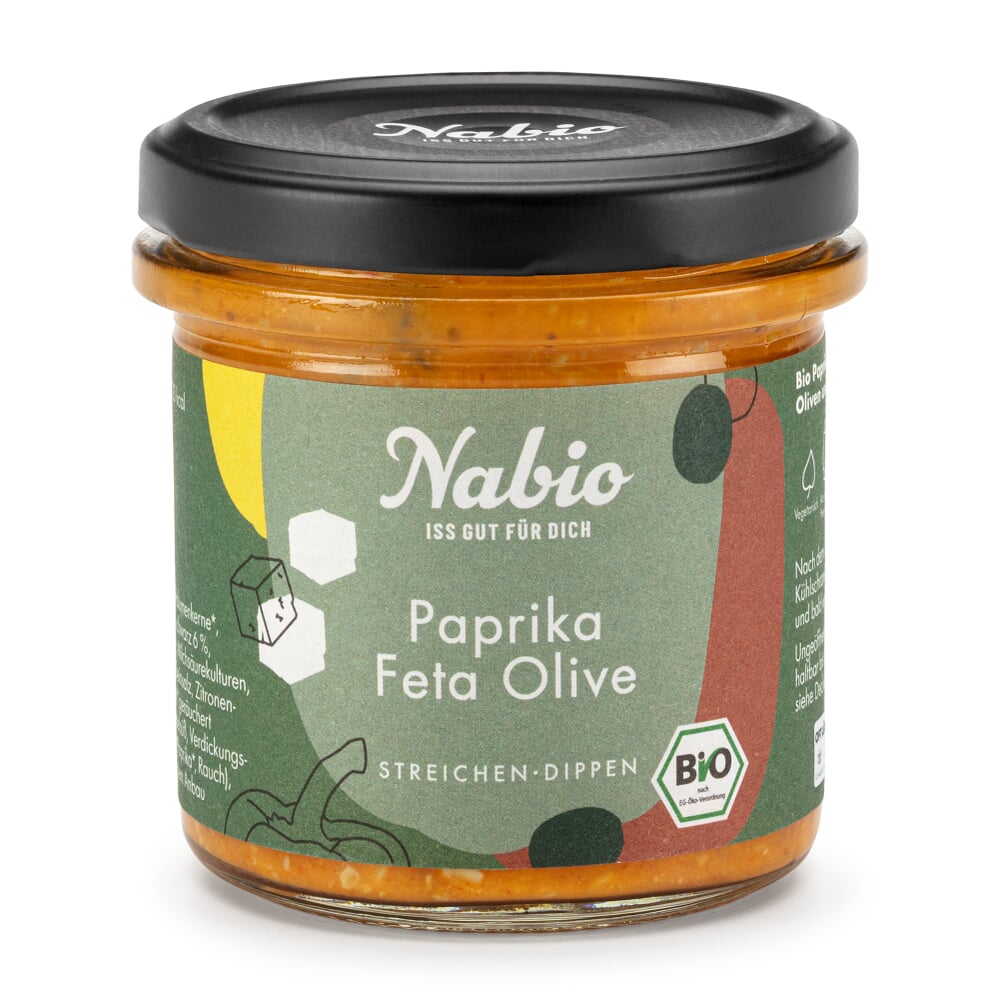 Bio-Aufstrich Paprika-Feta-Olive | Manufactum