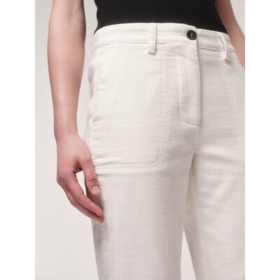 Ladies pants structure, Natural white | Manufactum