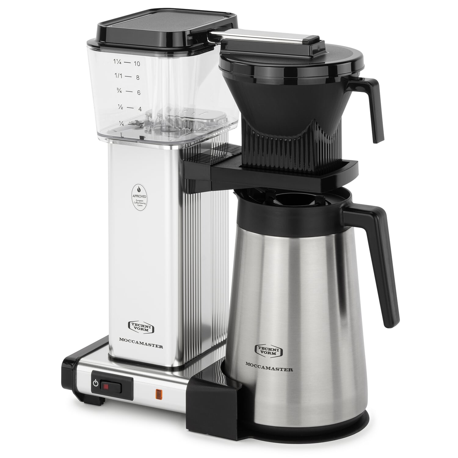 Moccamaster KBGT Kaffeemaschine mit Thermoskanne, 10 Tassen, Edelstahl ...