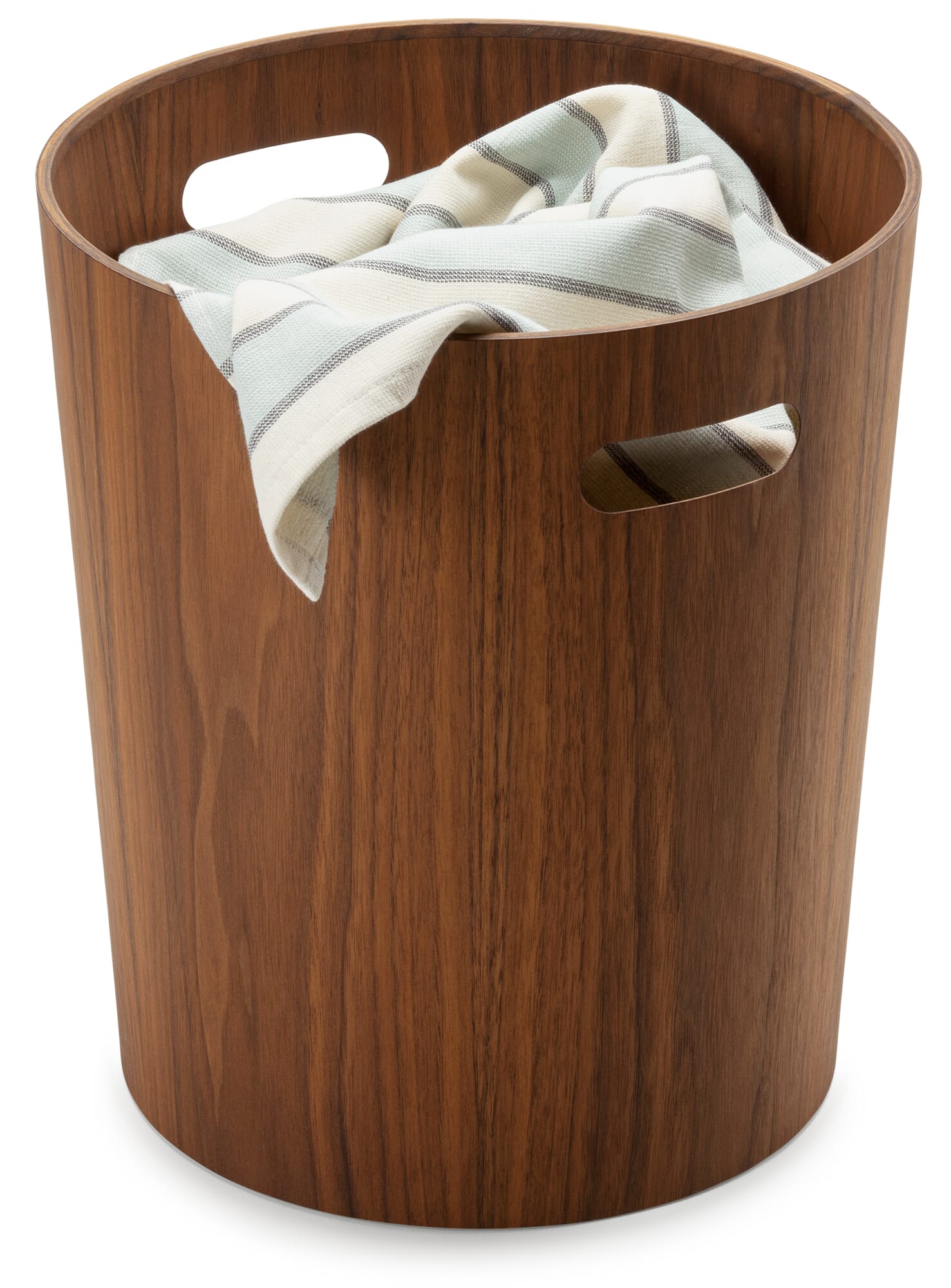 Paper and laundry basket Walnut Manufactum