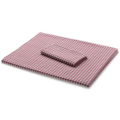 Tafelkleed rood-wit geruit, 135 × 200 cm | Manufactum