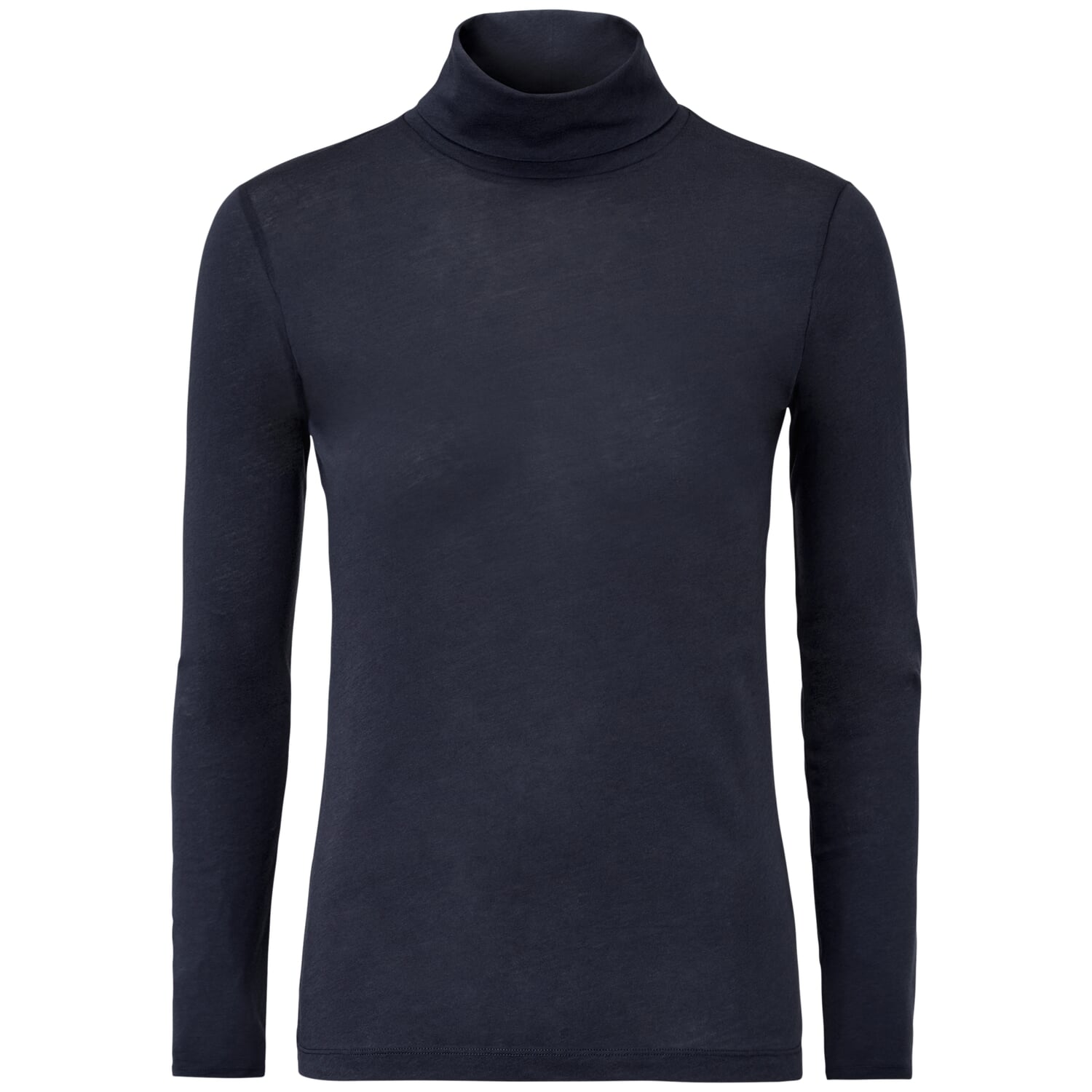 Damen-Rollkragenpulli, Dunkelblau | Manufactum