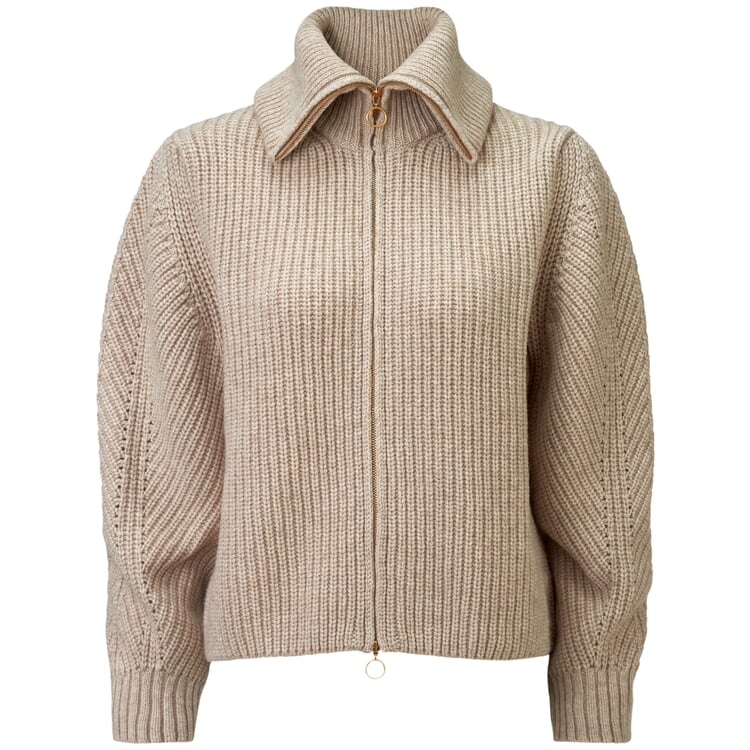 Dames Vest Wol-Katoen, Cream | Manufactum