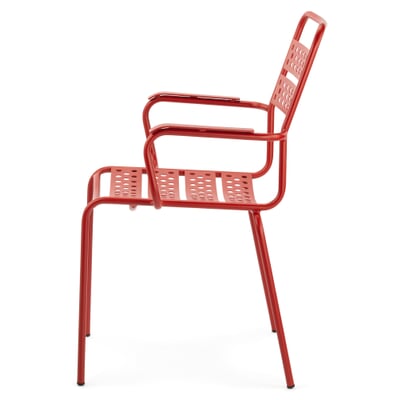 Armlehnstuhl Wallis, Signalrot RAL 3001 | Manufactum