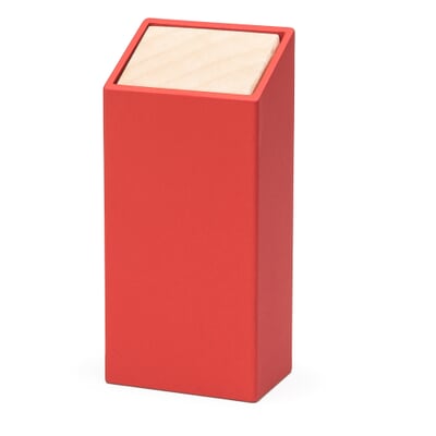 Pillendoos Monoliet, 2 compartimenten, Rood | Manufactum