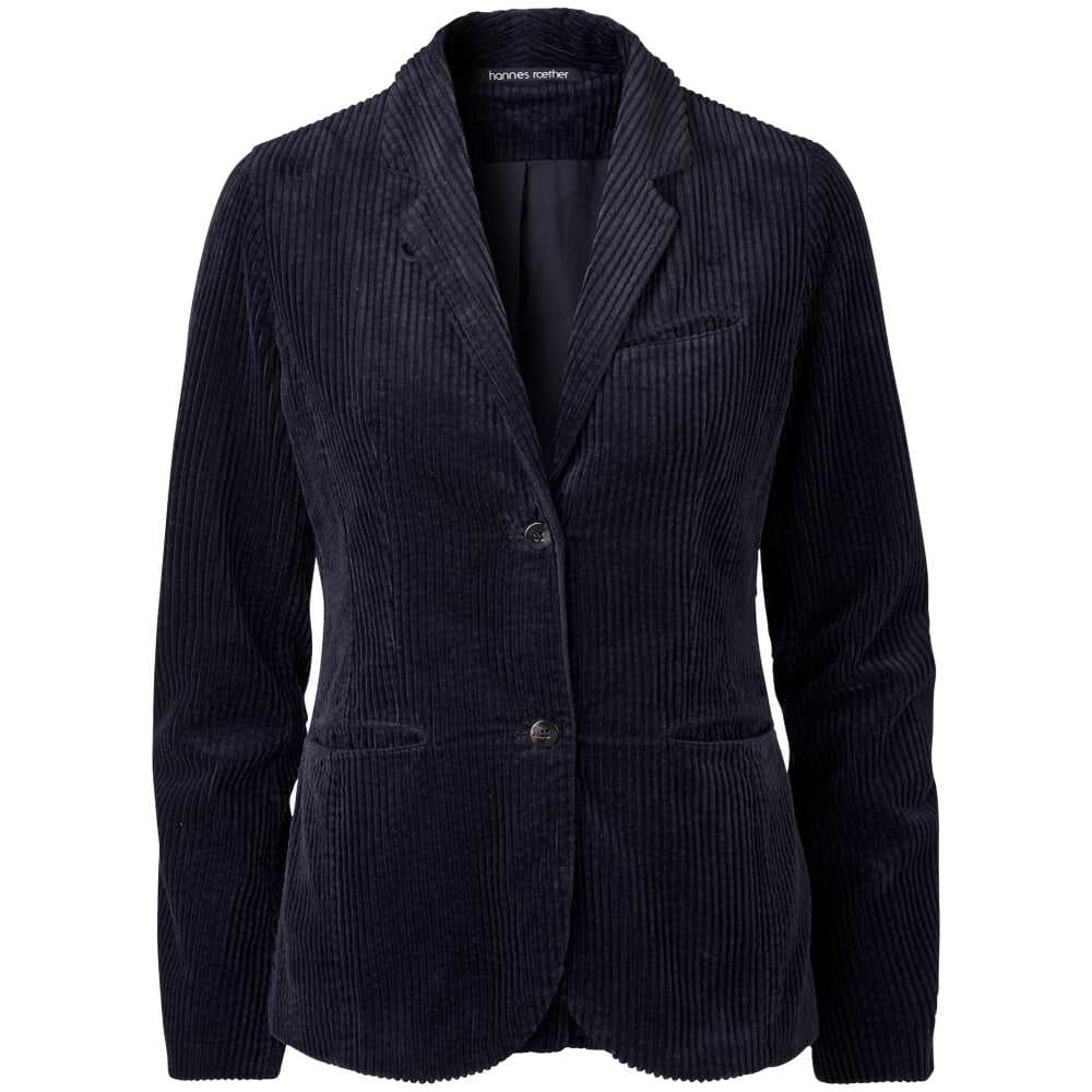 Damen-Cordblazer, Dunkelblau | Manufactum