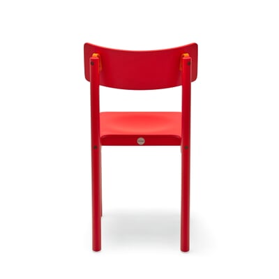 Stuhl EINSER, Verkehrsrot RAL 3020 | Manufactum