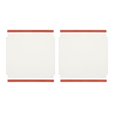 Fachboden zu Schrank P100, Weiß / RAL 2001 Rotorange | Manufactum