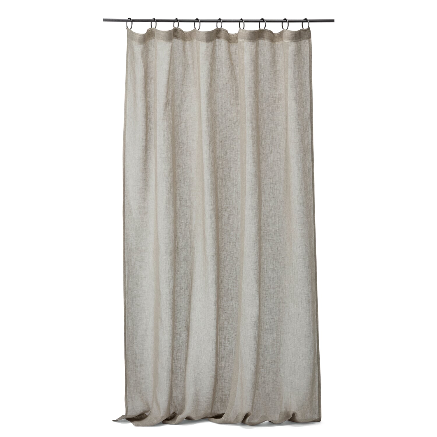 Linnen gordijn Voile, Natuur, Lengte 150 cm | Manufactum