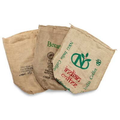 Jutesack aus recyceltem Kaffeesack | Manufactum