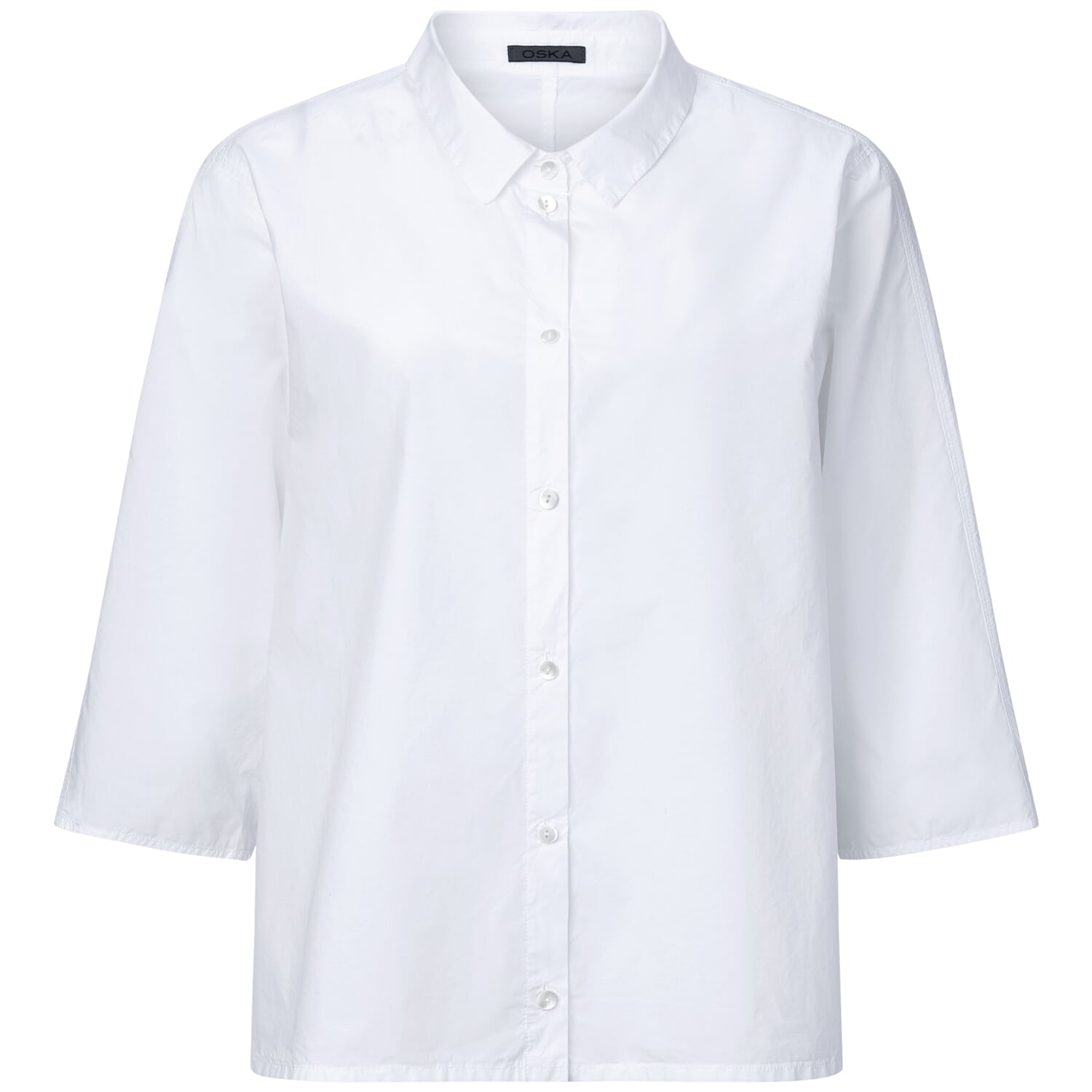 Dames blouse driekwart mouw, Wit | Manufactum