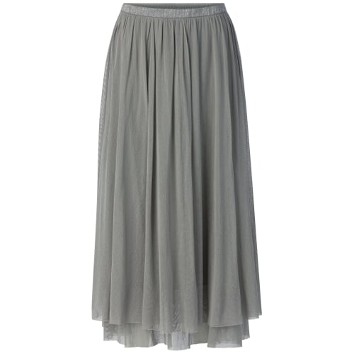 Dames Tule Rok Lang, Groen-grijs | Manufactum