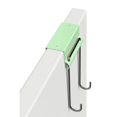 Deurhaak Louis 40, RAL 6019 Witgroen | Manufactum