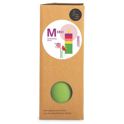 Stumpenkerze Merci | Manufactum