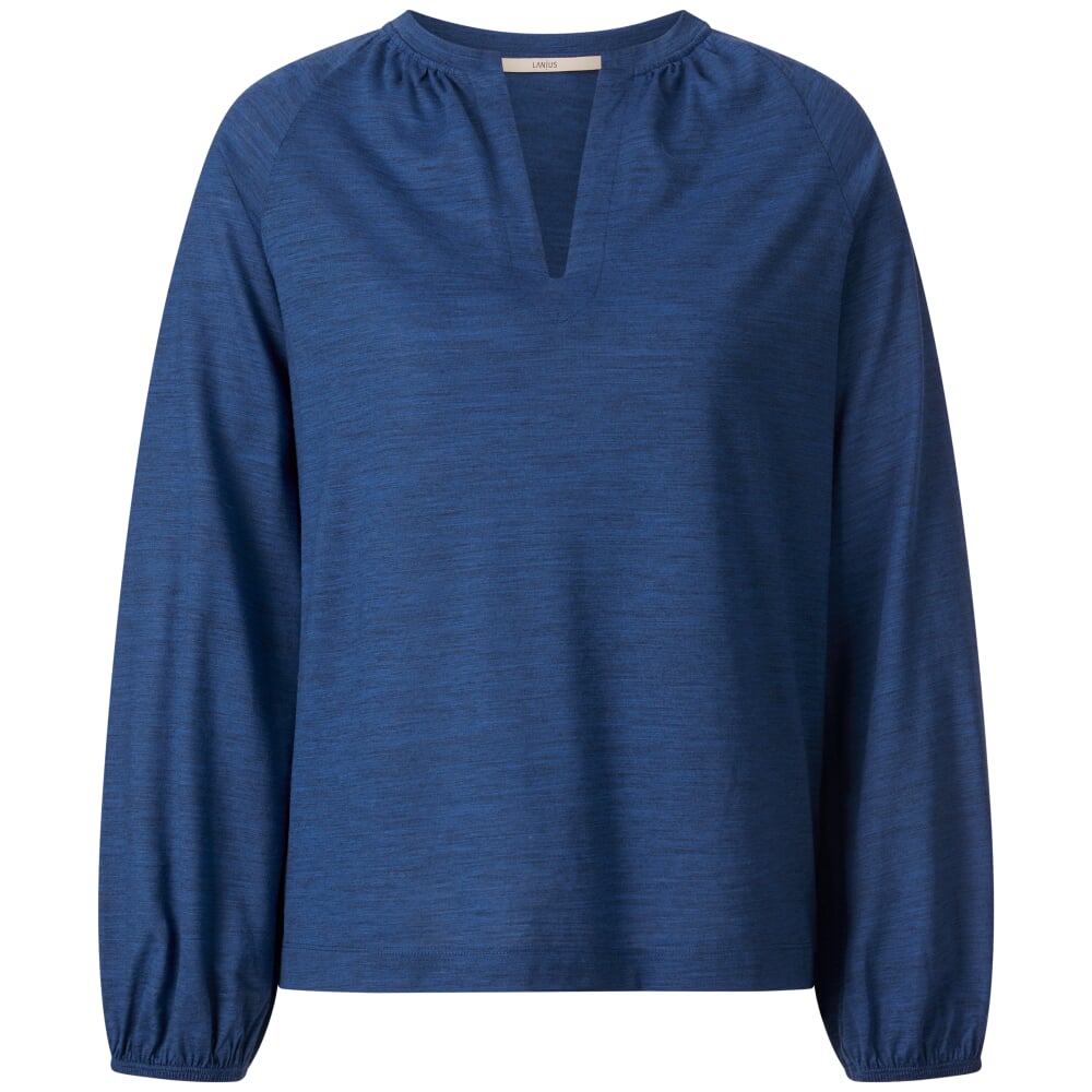 Damen-Blusenshirt, Kobaltblau | Manufactum