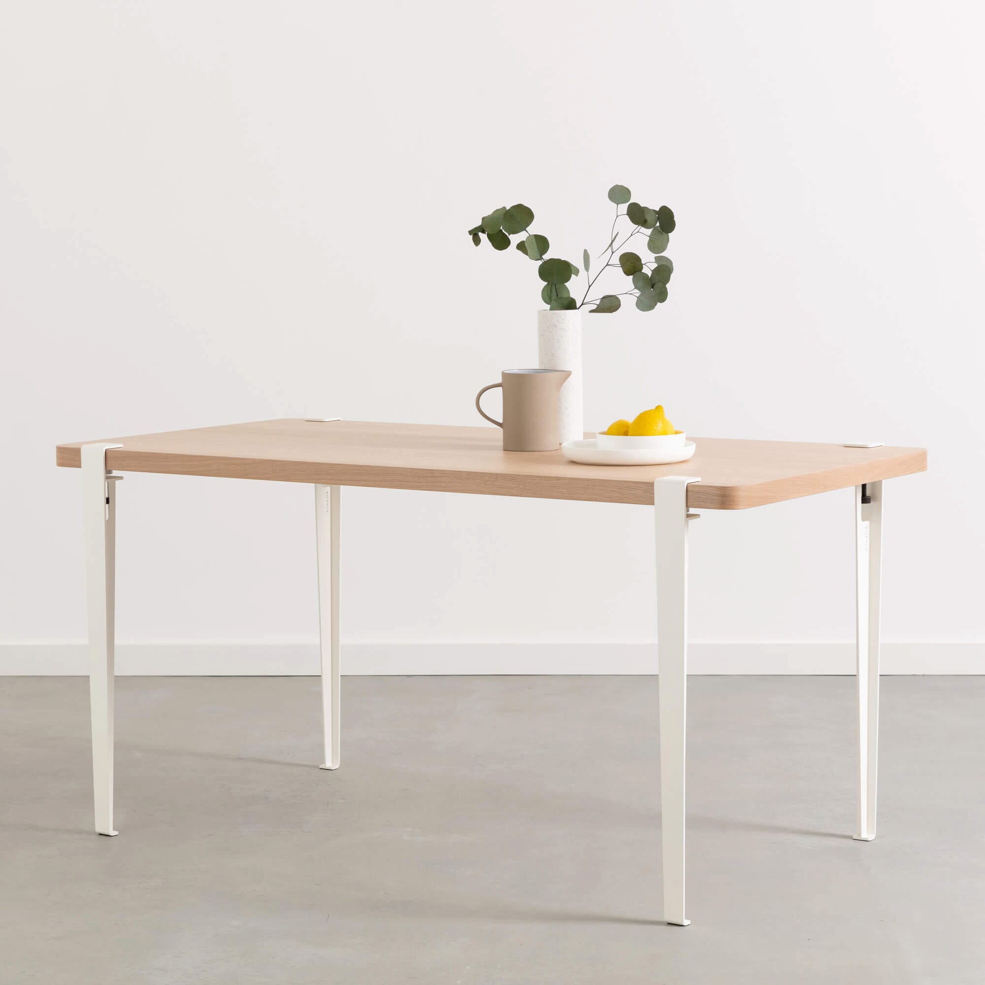 TT table leg Pure white RAL 9010 Manufactum